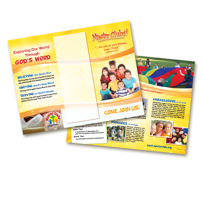 New Invitation Brochure (50 pack) – Master Clubs