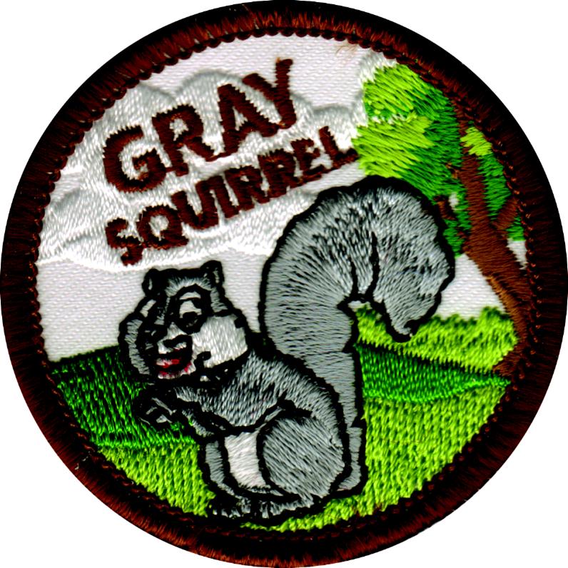 Gray Squirrel Badge – Master Clubs