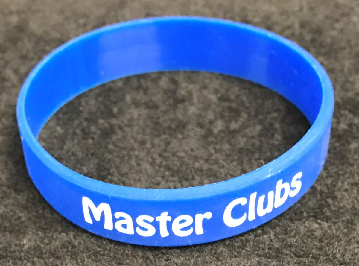 Master Clubs Blue Silicone Wristband